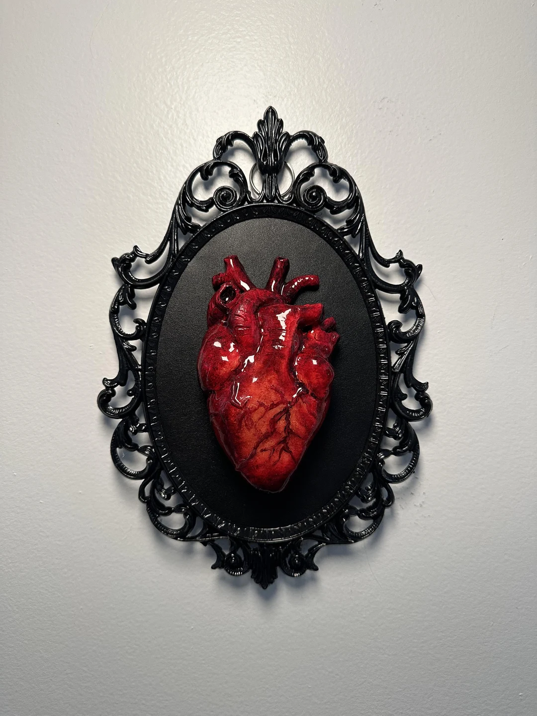 Untitled, me, oil on casting resin, 2023 | Scrolller