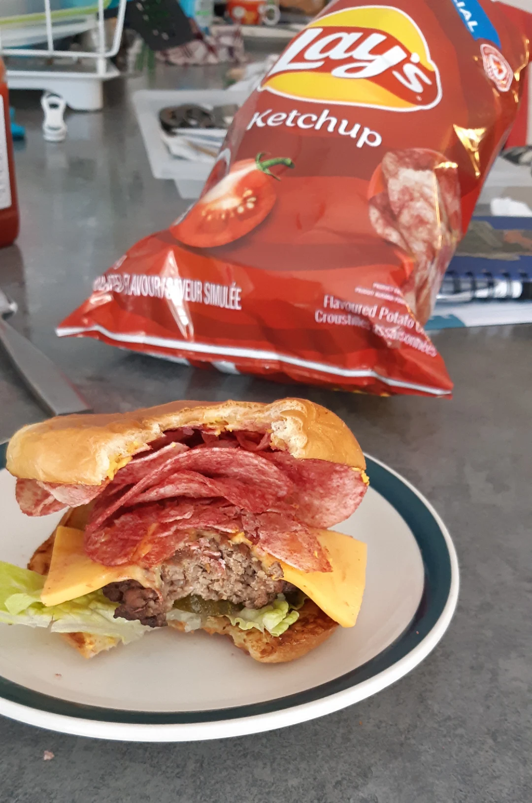 Burger With Ketchup Chips(canadian exclusive) | Scrolller