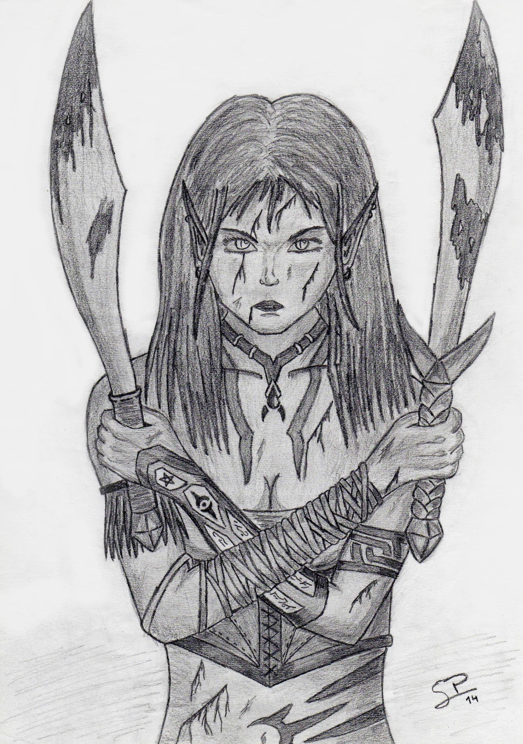 Elf warrior (OC) | Scrolller