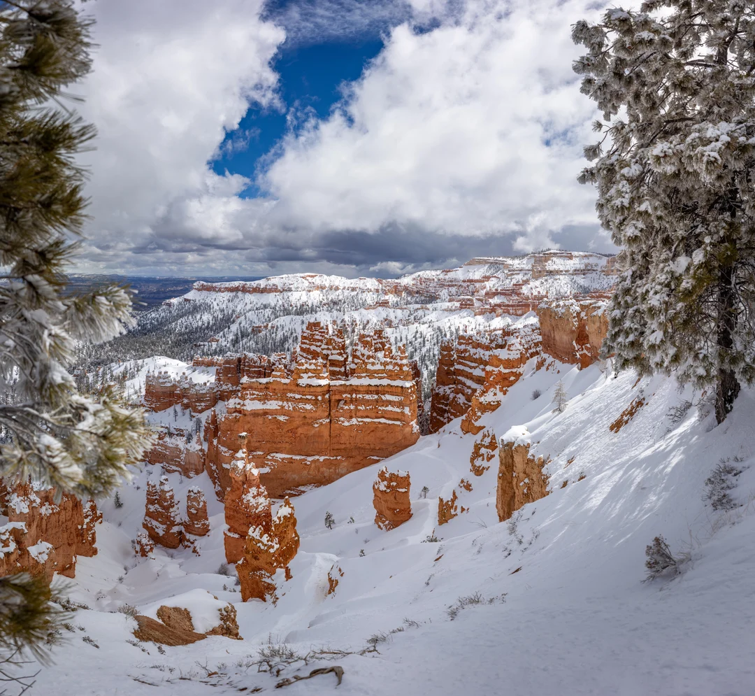 Discover more like EarthPorn: The snow covered Hoodoos of Bryce Canyon, Utah. [11925 x 10991][OC ...