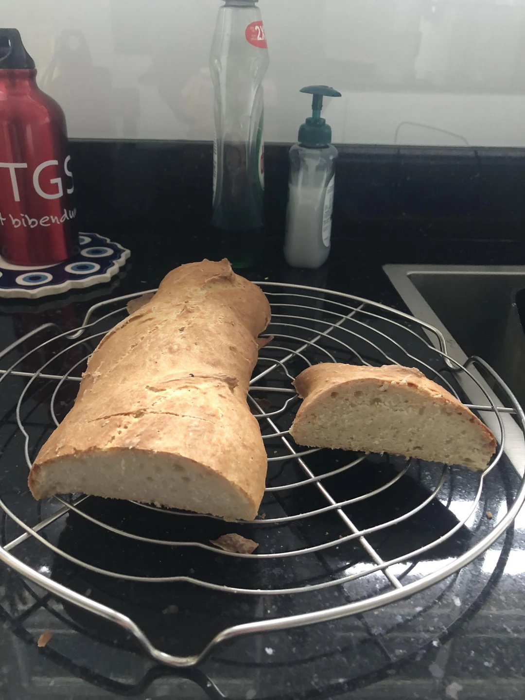 Second time ever trying to make a baguette, what should I did I do wrong? | Scrolller