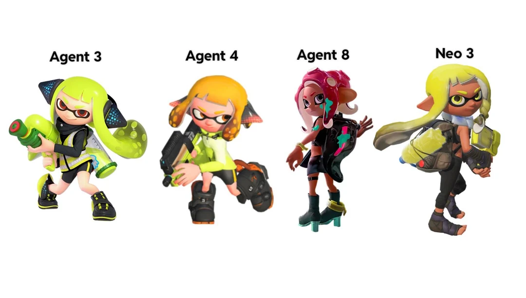 Give each Splatoon Agent a name | Scrolller