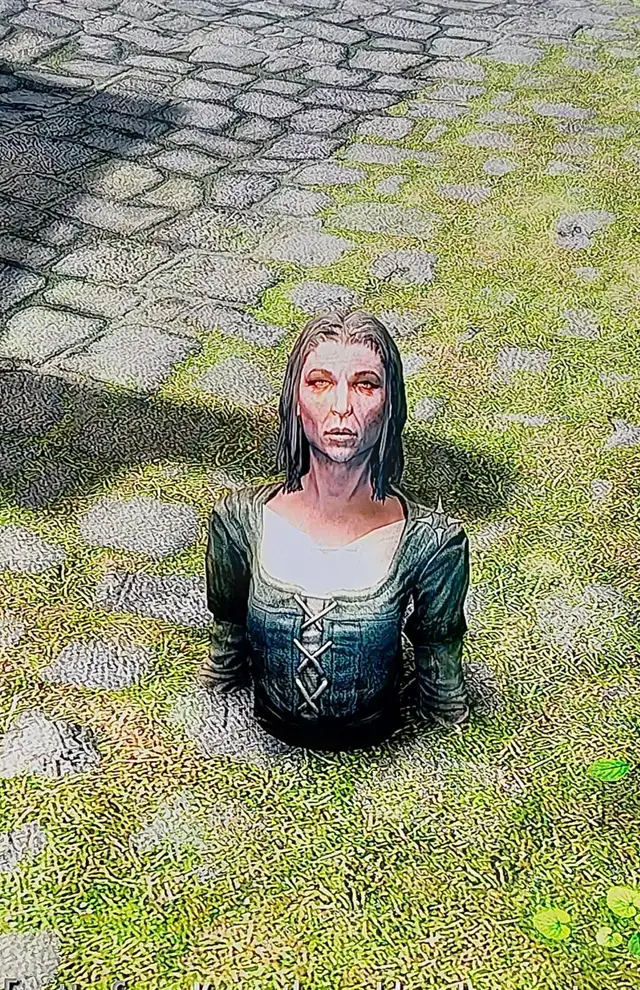 Evette stuck in the ground | Scrolller