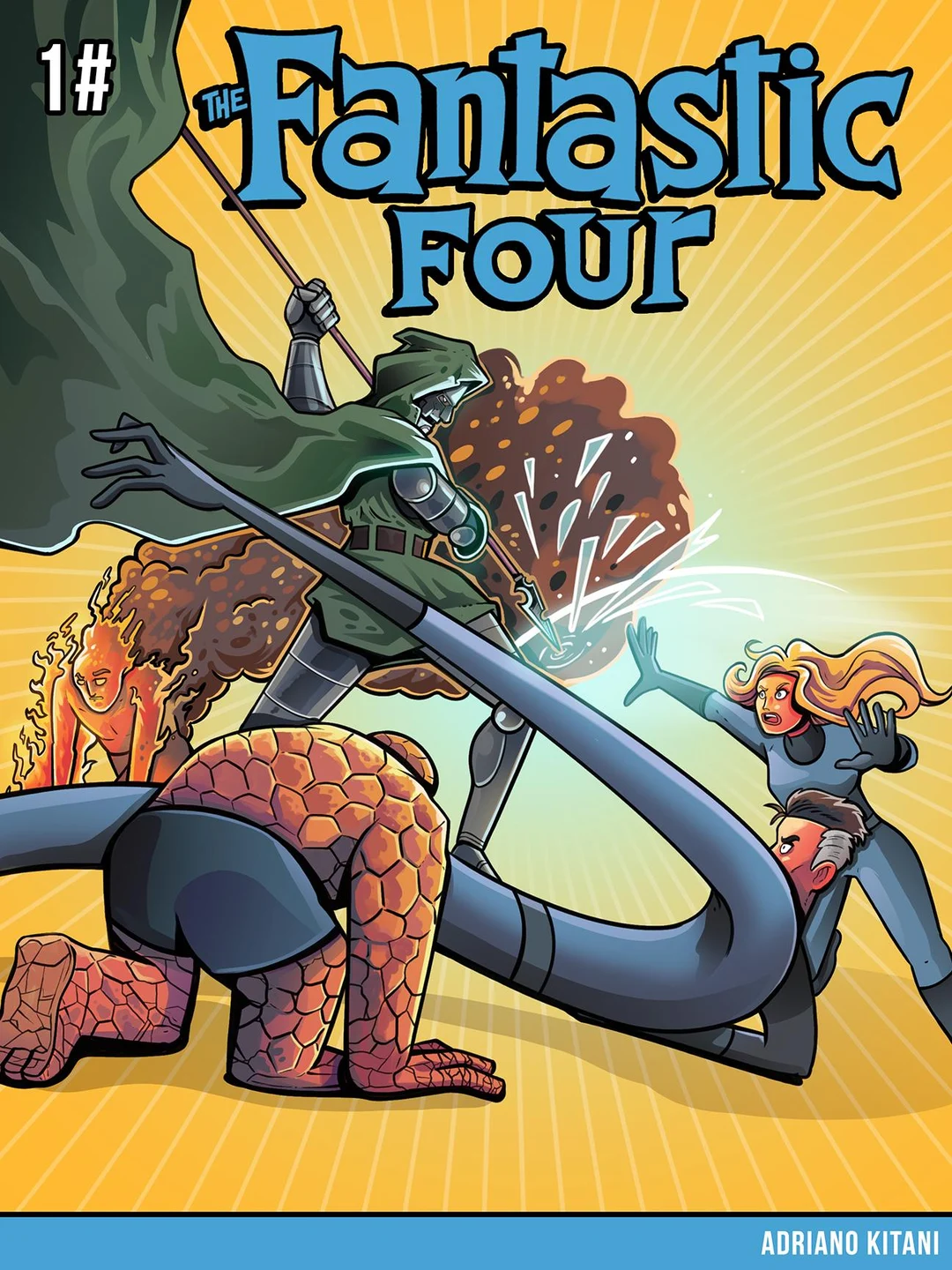 Doom vs Fantastic Four cover | Scrolller