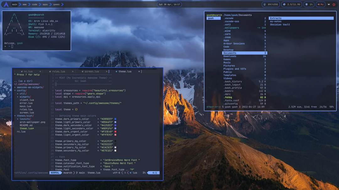 [Awesome] My humble setup. First try at ricing a WM. | Scrolller