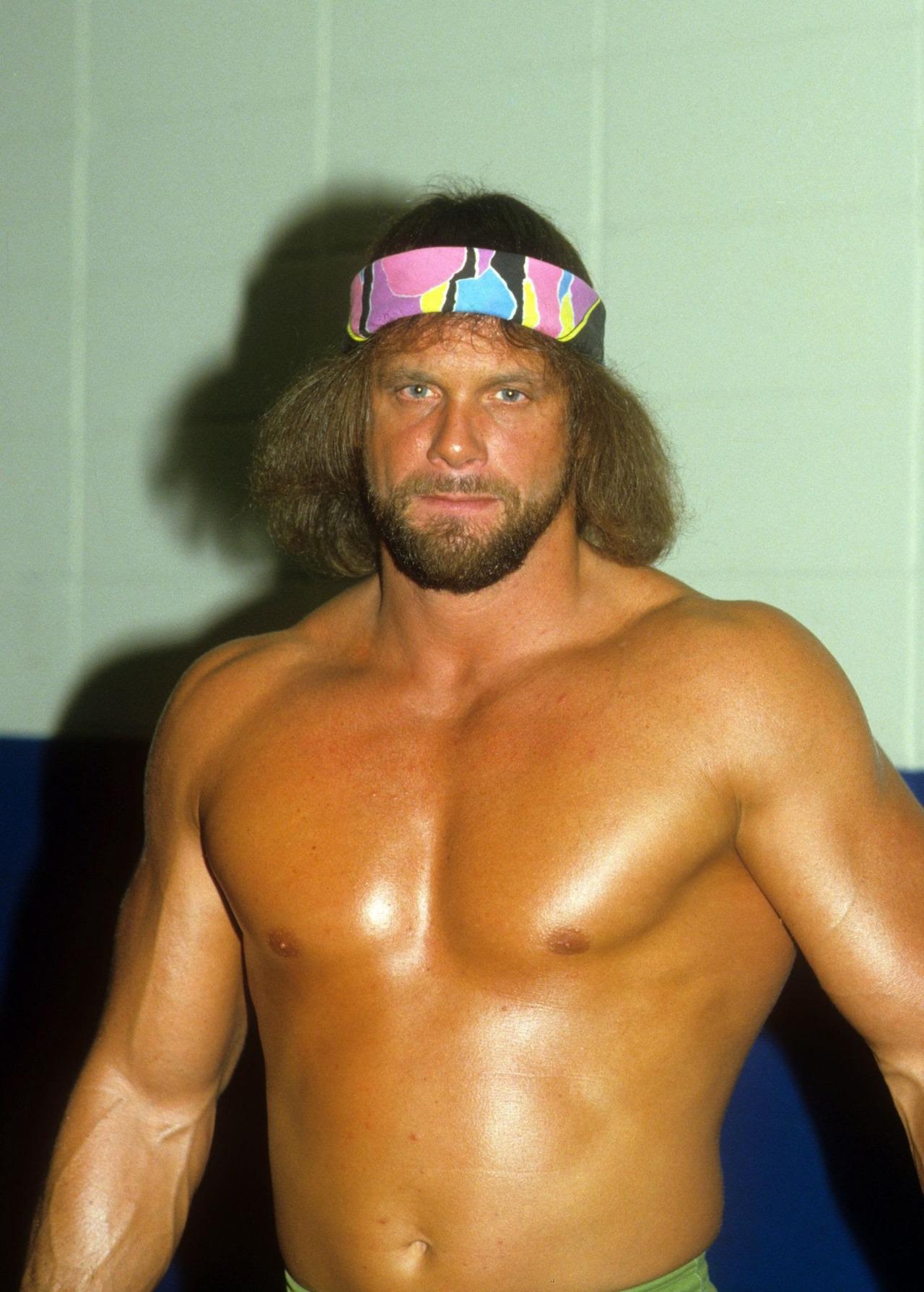 Macho Man Randy Savage before match circa (1987) | Scrolller