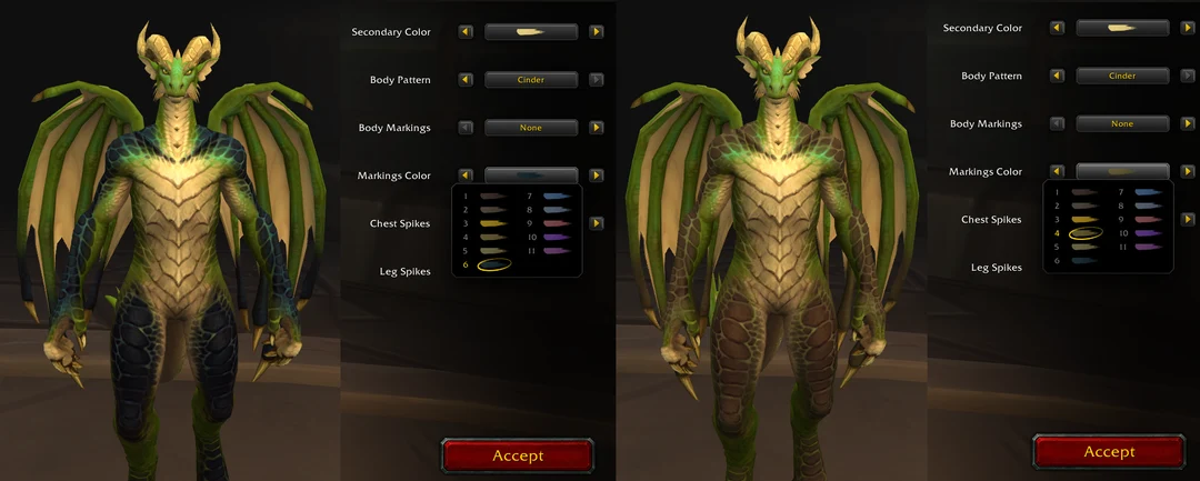 Dracthyr could use some better green shading | Scrolller