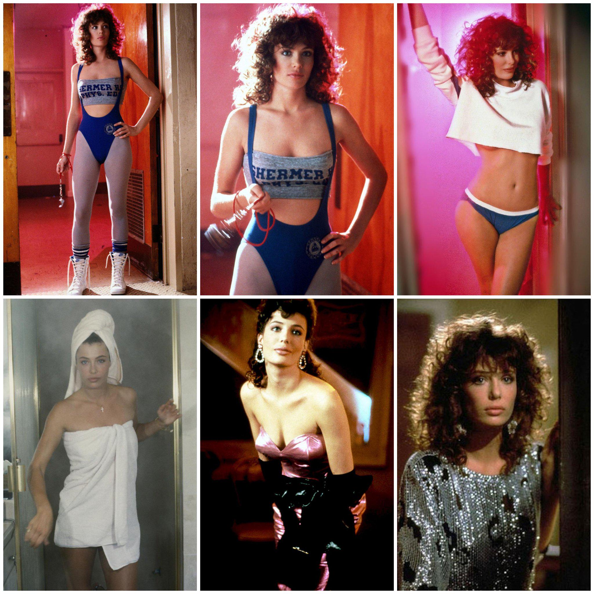in 1985, the beautiful Kelly LeBrock played Lisa in the hit comedy movie Weird Science . | Scrolller