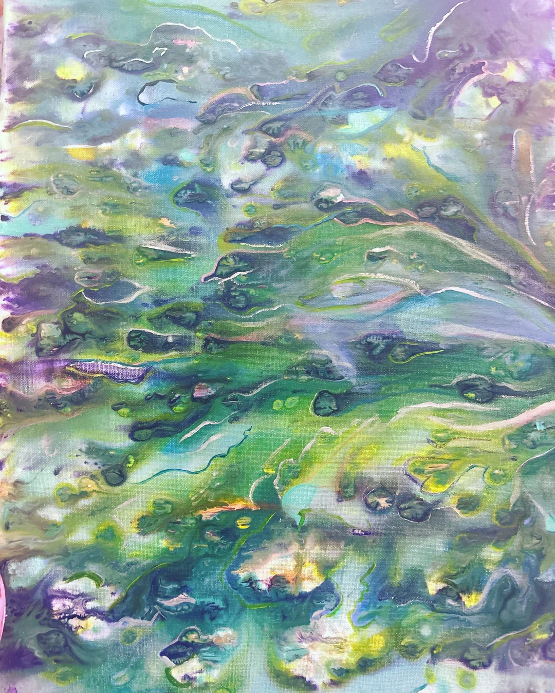 Flow, me, acrylic, 2023 | Scrolller