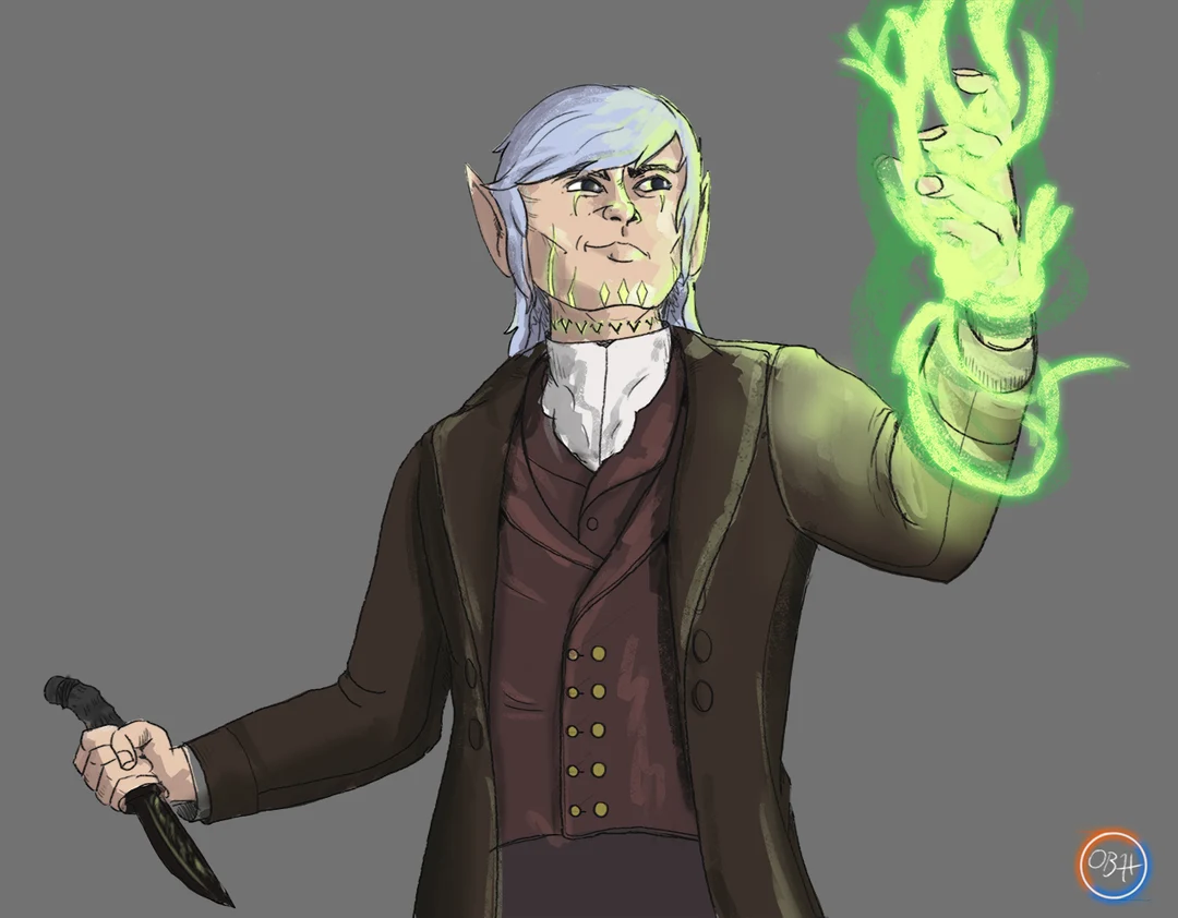 Elf Necromancer by /tg/ anon | Scrolller