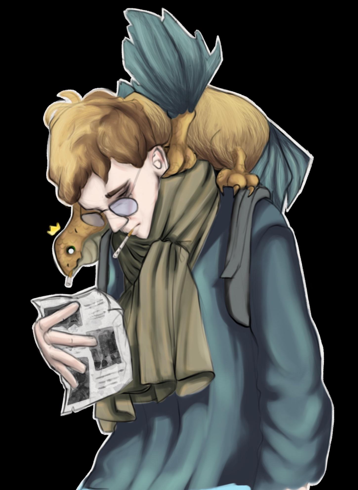 Spirit animal, sentient_pasta, digital, 2023 | Scrolller