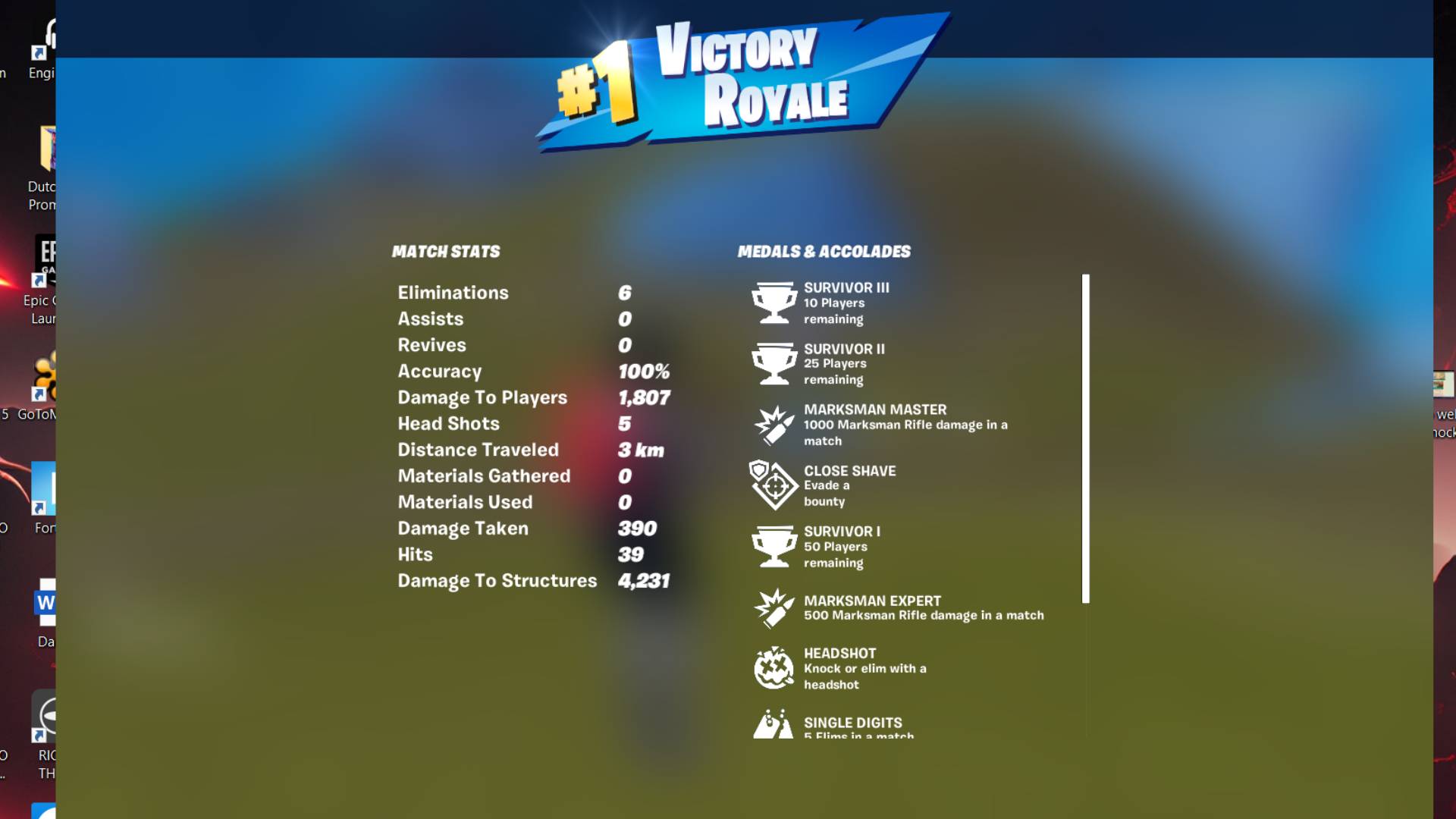 Solo Win with 100% Accuracy | Scrolller