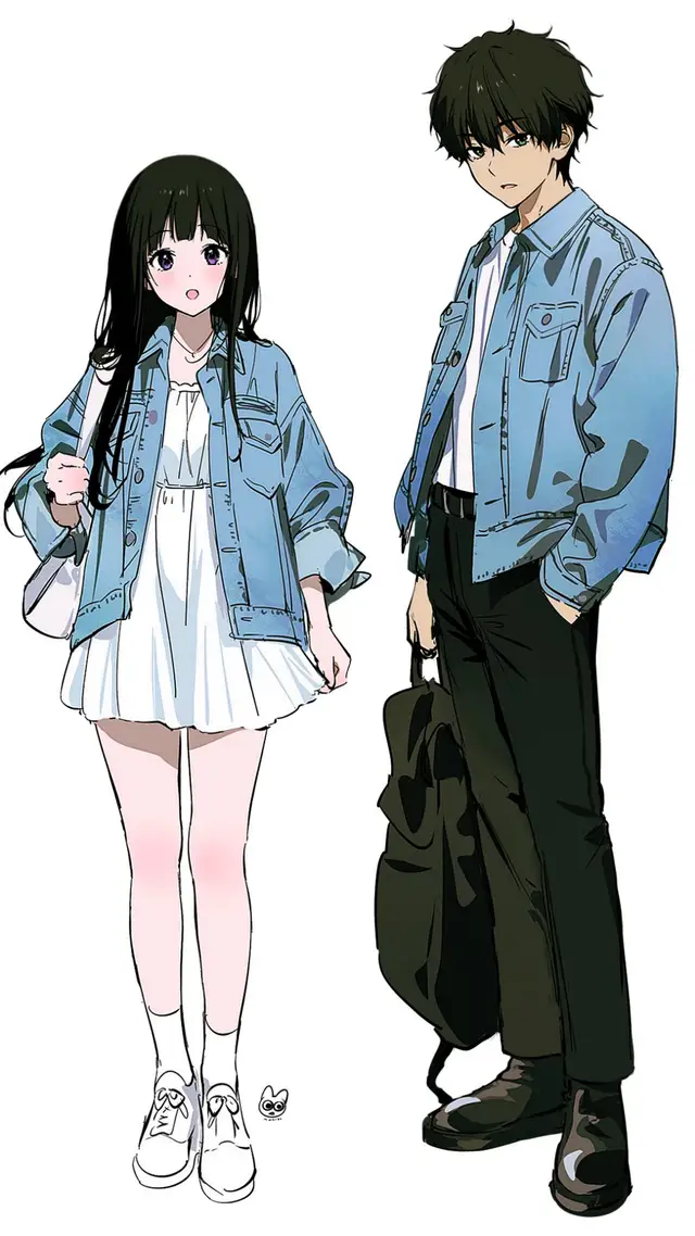 CHITANDA x HOUTAROU 💙 [Hyouka] (by yangmalgage) | Scrolller