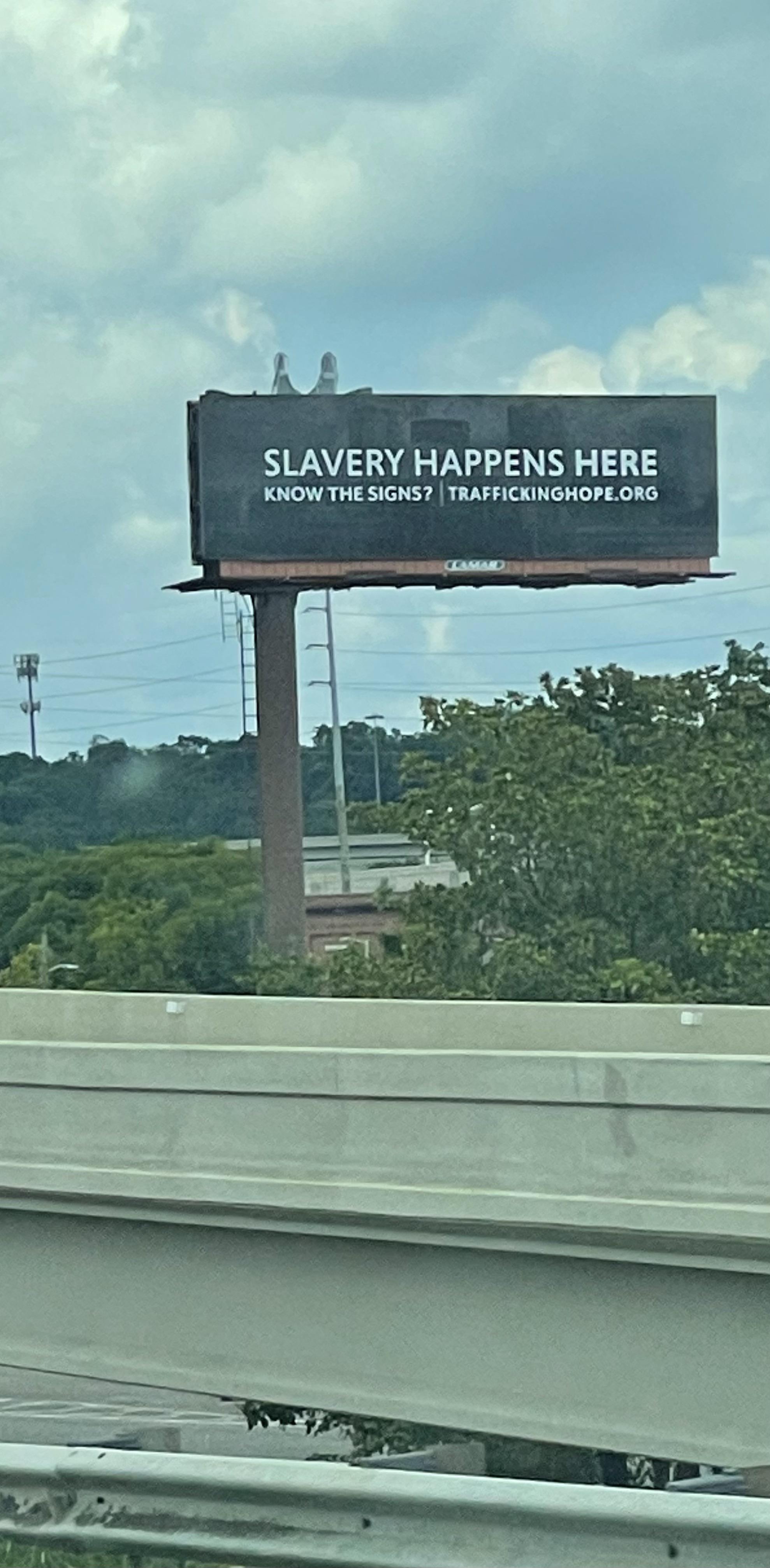 Discover more like Birmingham: Nice ad on display here in the Deep South, Birmingham Al, during ...