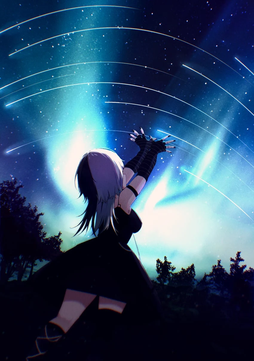 Reaching for the stars (art by Rei) | Scrolller