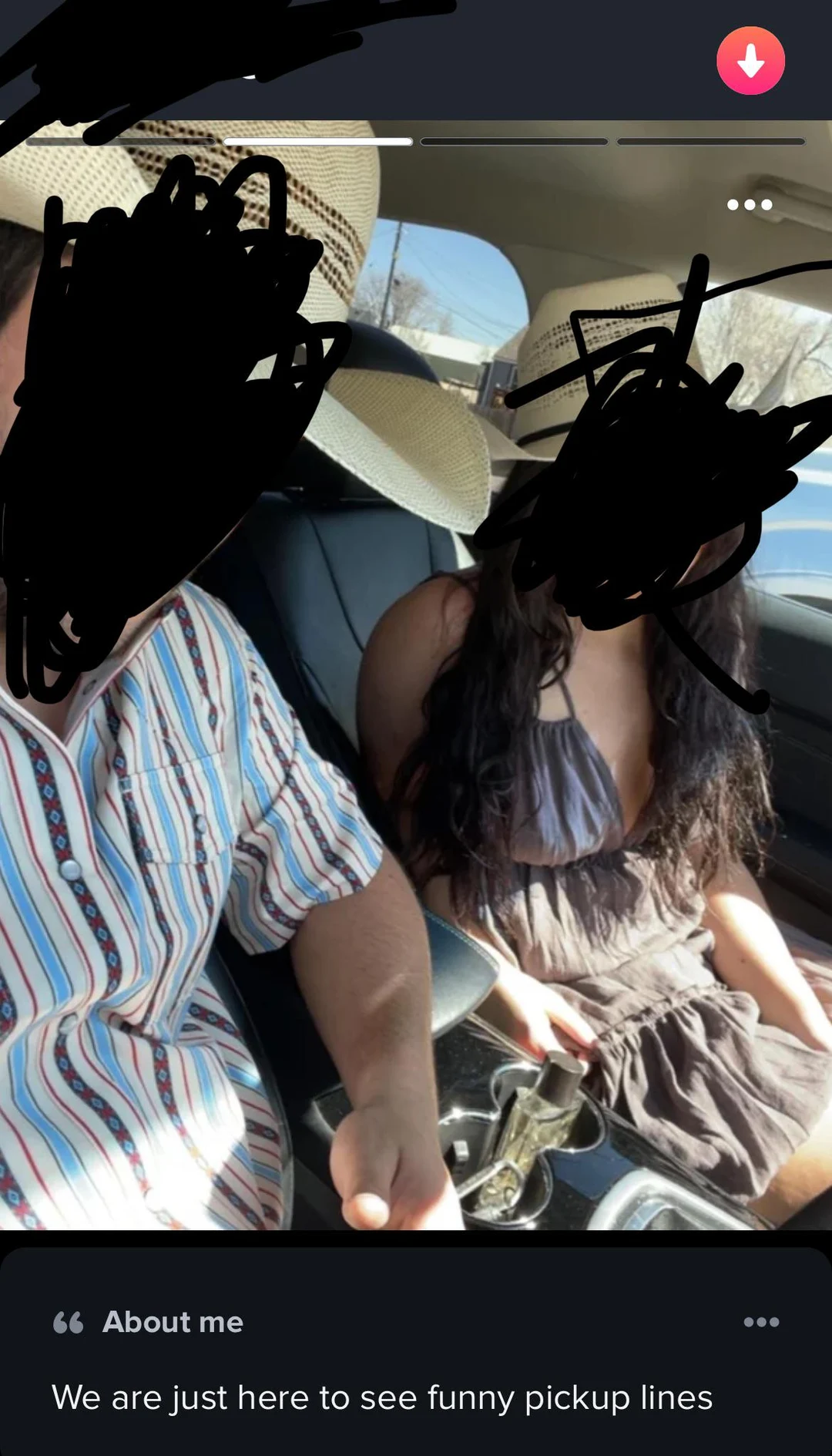 Girl makes tinder profile with her boyfriend? | Scrolller