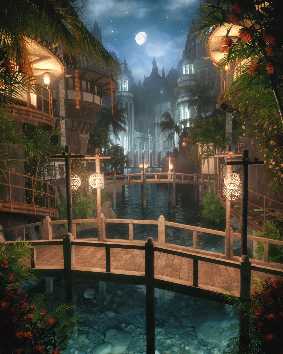 Moonlight Canal [OC] | Scrolller