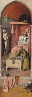 Hieronymus Bosch - Death and the Miser (1494–1516) | Scrolller