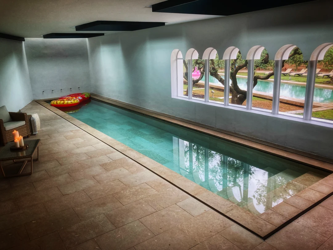 New indoor pool spa-style 🧘 | Scrolller