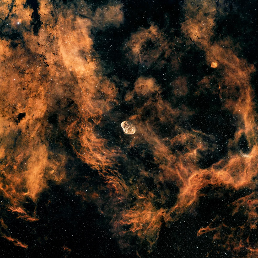 [OC] Crescent Nebula (Mosaic) From My Backyard | Scrolller