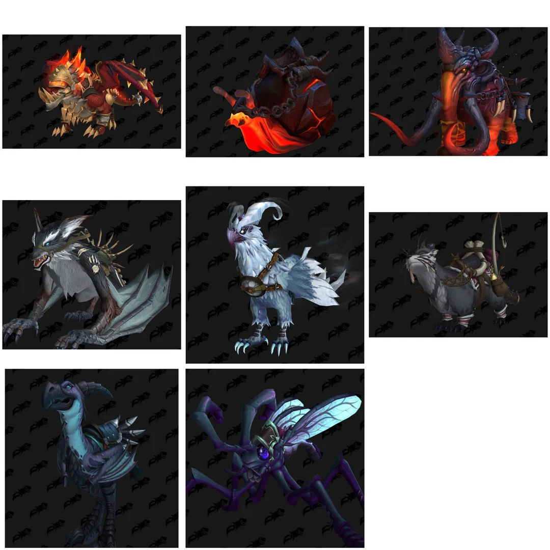 Some of the new Datamined DF Mounts | Scrolller