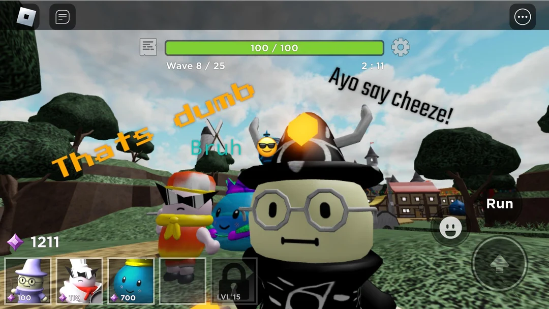 Ayo the bois takin a selfie? (Tower Heroes) | Scrolller