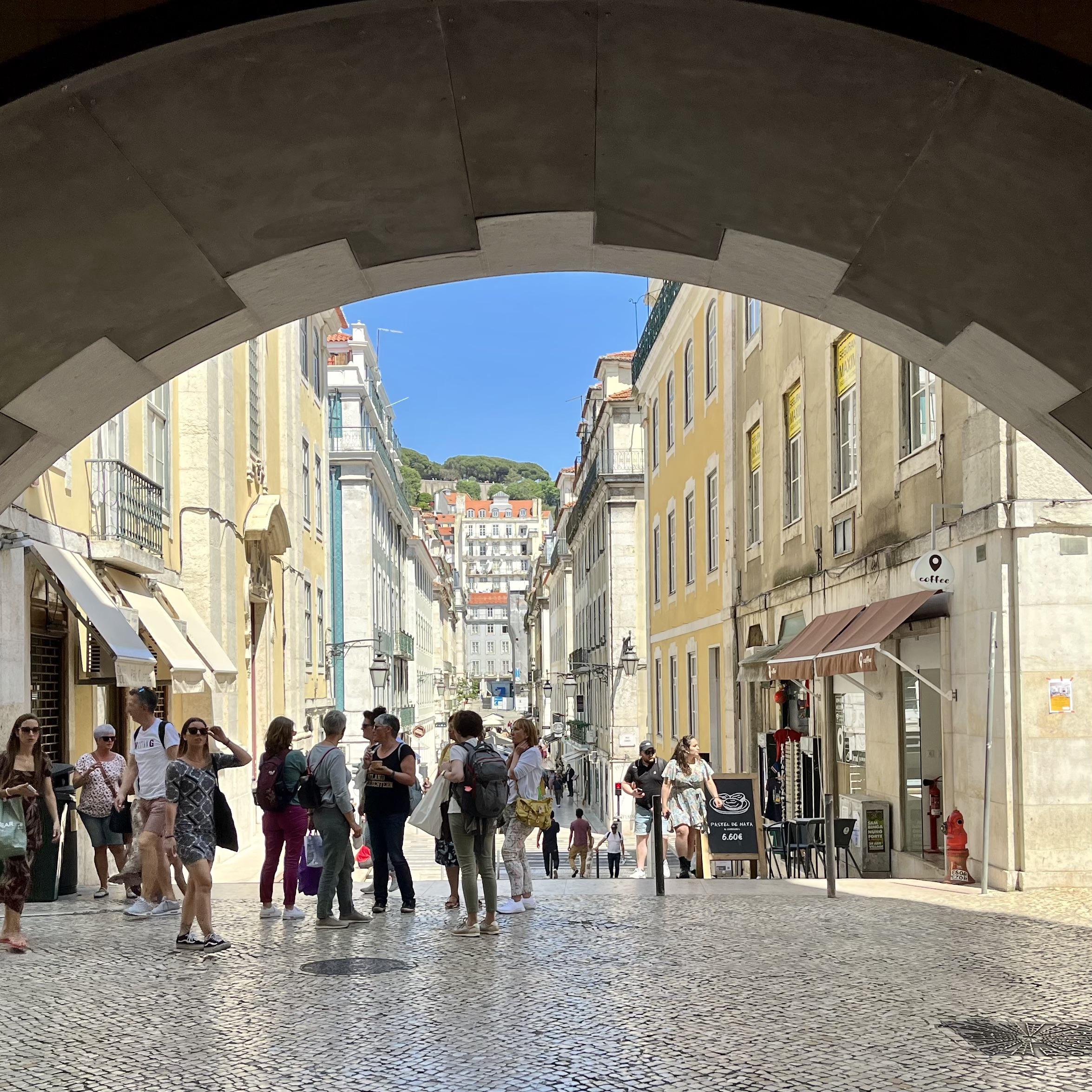 East entrance of Baixa-Chiado metro station in Lisbon | Scrolller