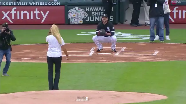 HMC while I throw out this first pitch | Scrolller