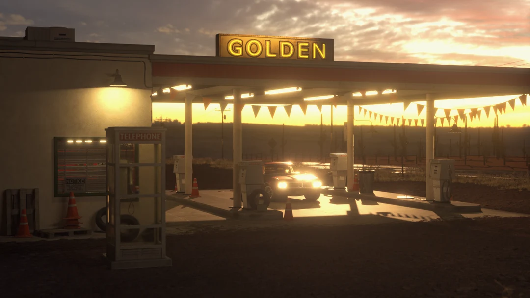 'Sunset Garage' Made by me with C4D and Octane. A 'Daily Render' | Scrolller