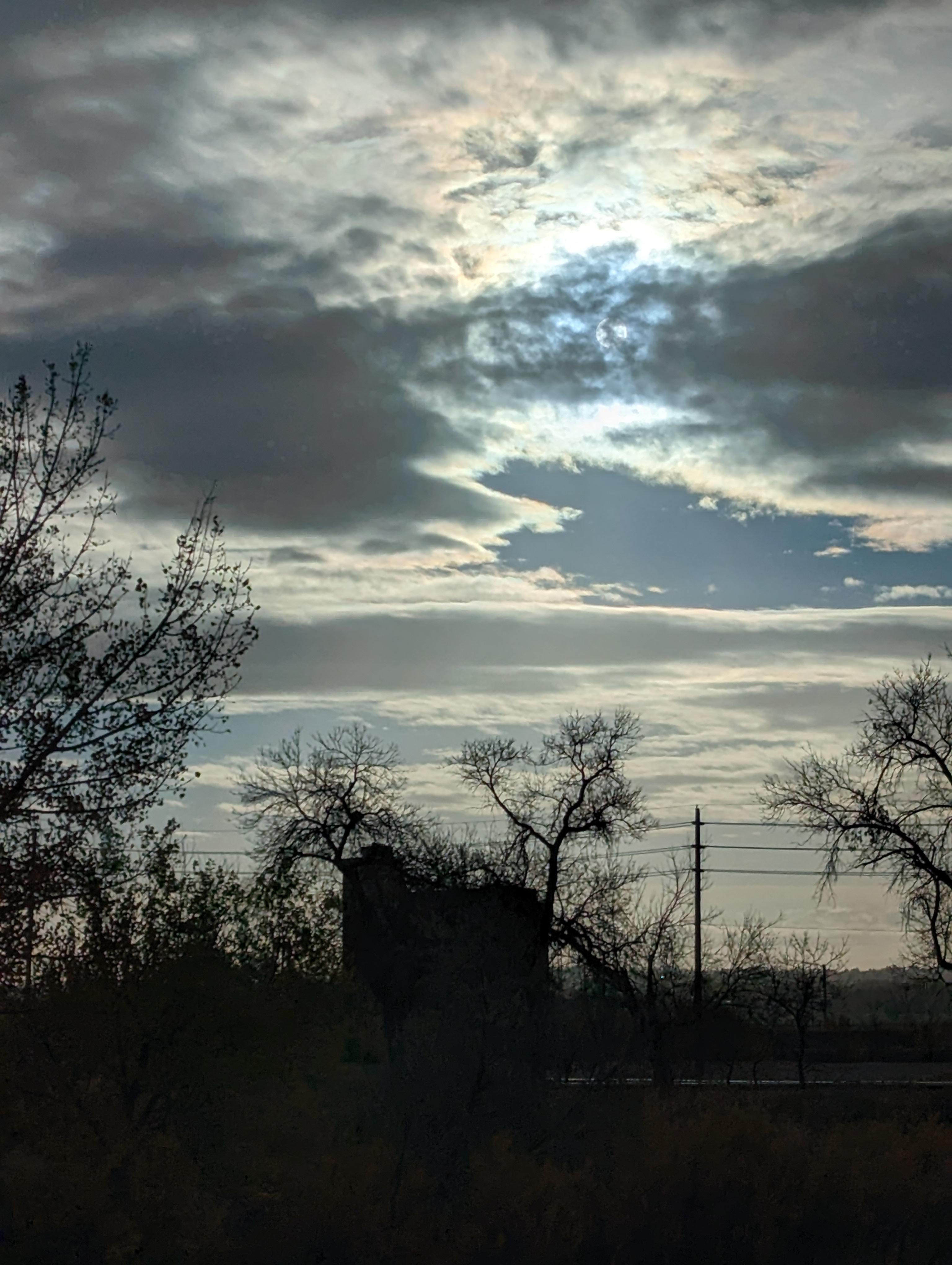 golden Colorado morning. obscured by clouds | Scrolller
