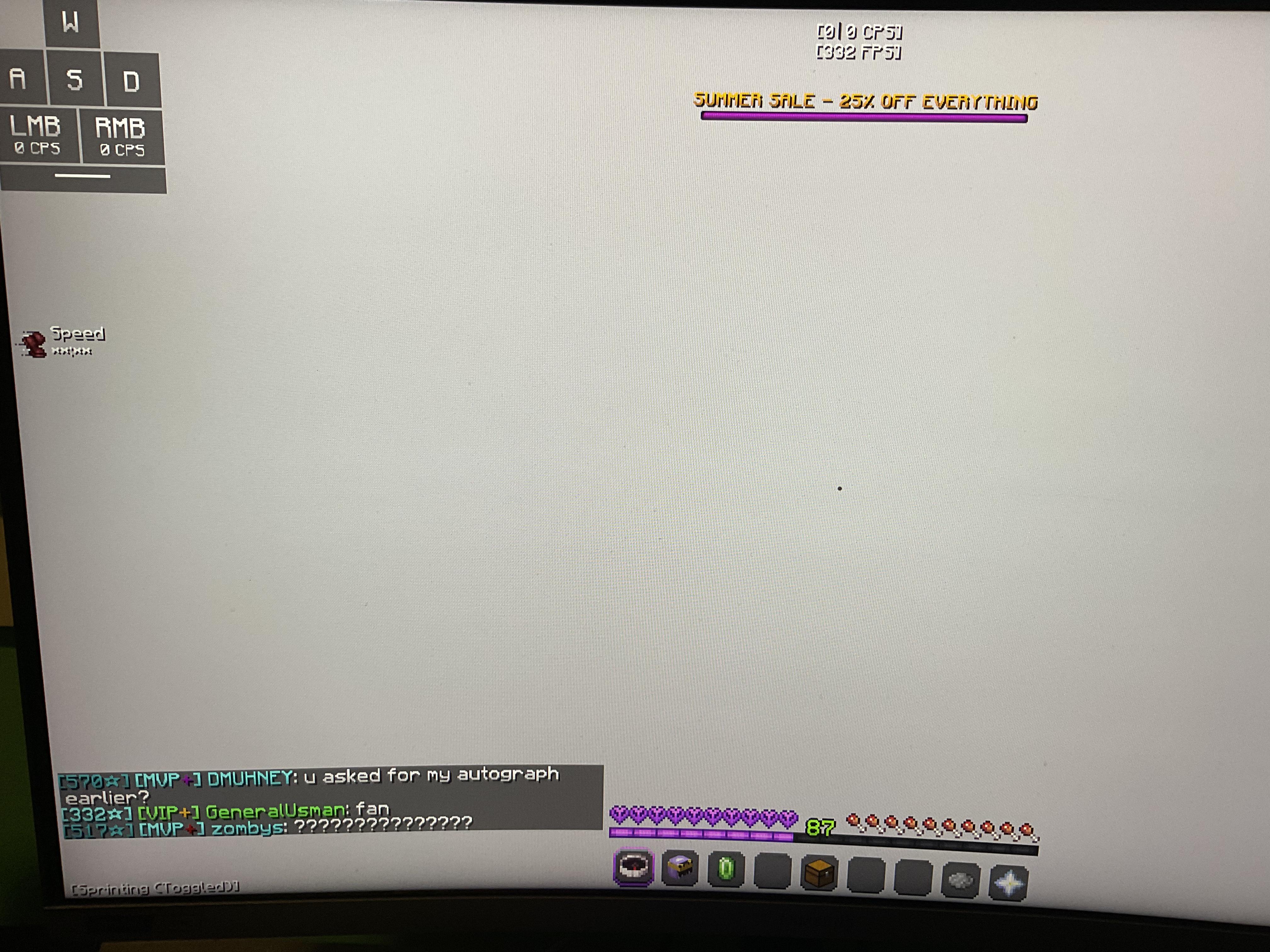 Weird white screen on lunar client | Scrolller