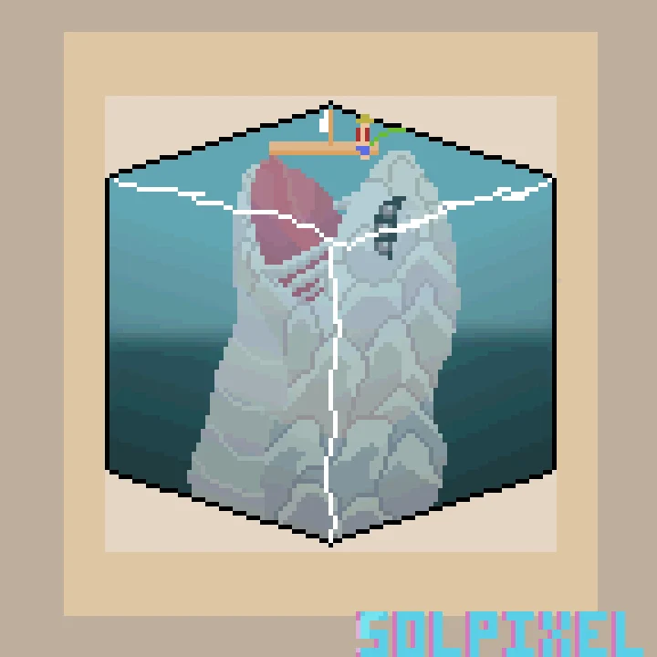 Fishing, Me, Pixelart, 2022 | Scrolller
