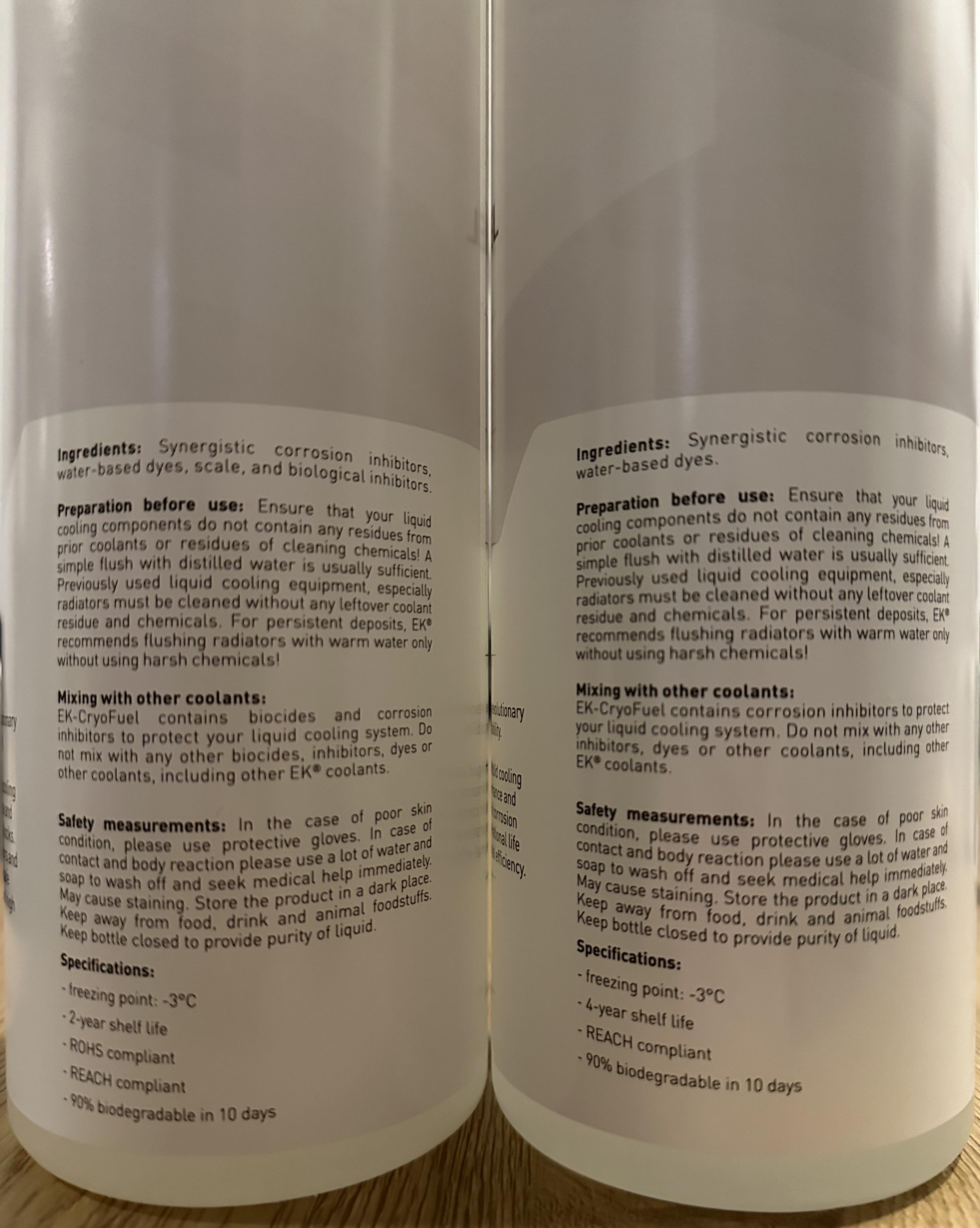 EK Cryofuel formula has changed? | Scrolller