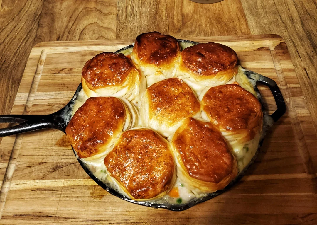 Biscuit Chicken Pot Pie | Scrolller