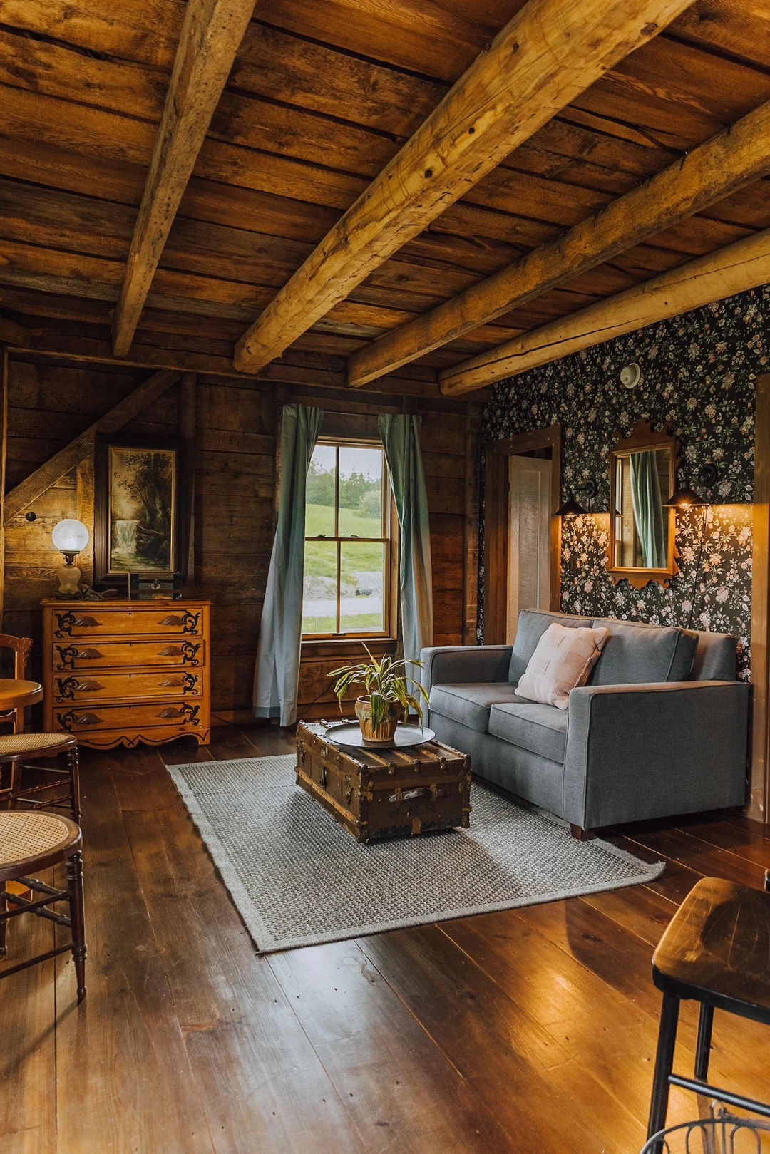 Rustic Vermont Carriage House Sitting Room | Scrolller