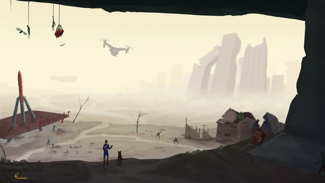 Welcome to the Wasteland // Fallout fan art by me | Scrolller