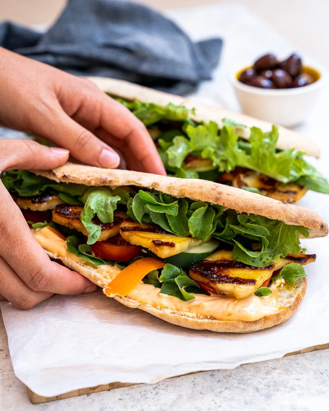 Halloumi Sandwich | Scrolller