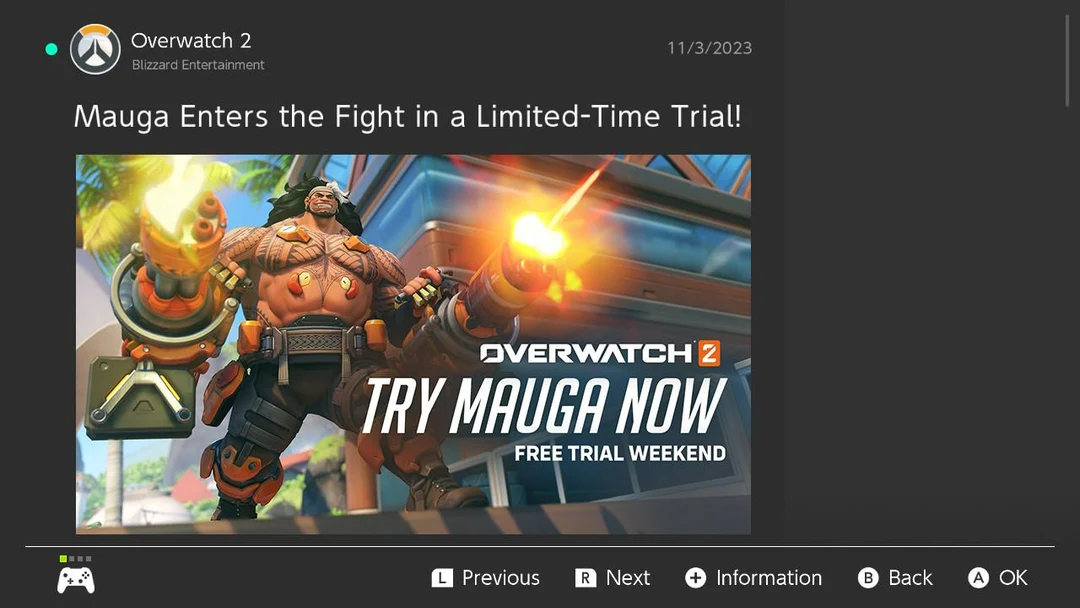 First look at mauga I think (From the Nintendo switch news tab) | Scrolller