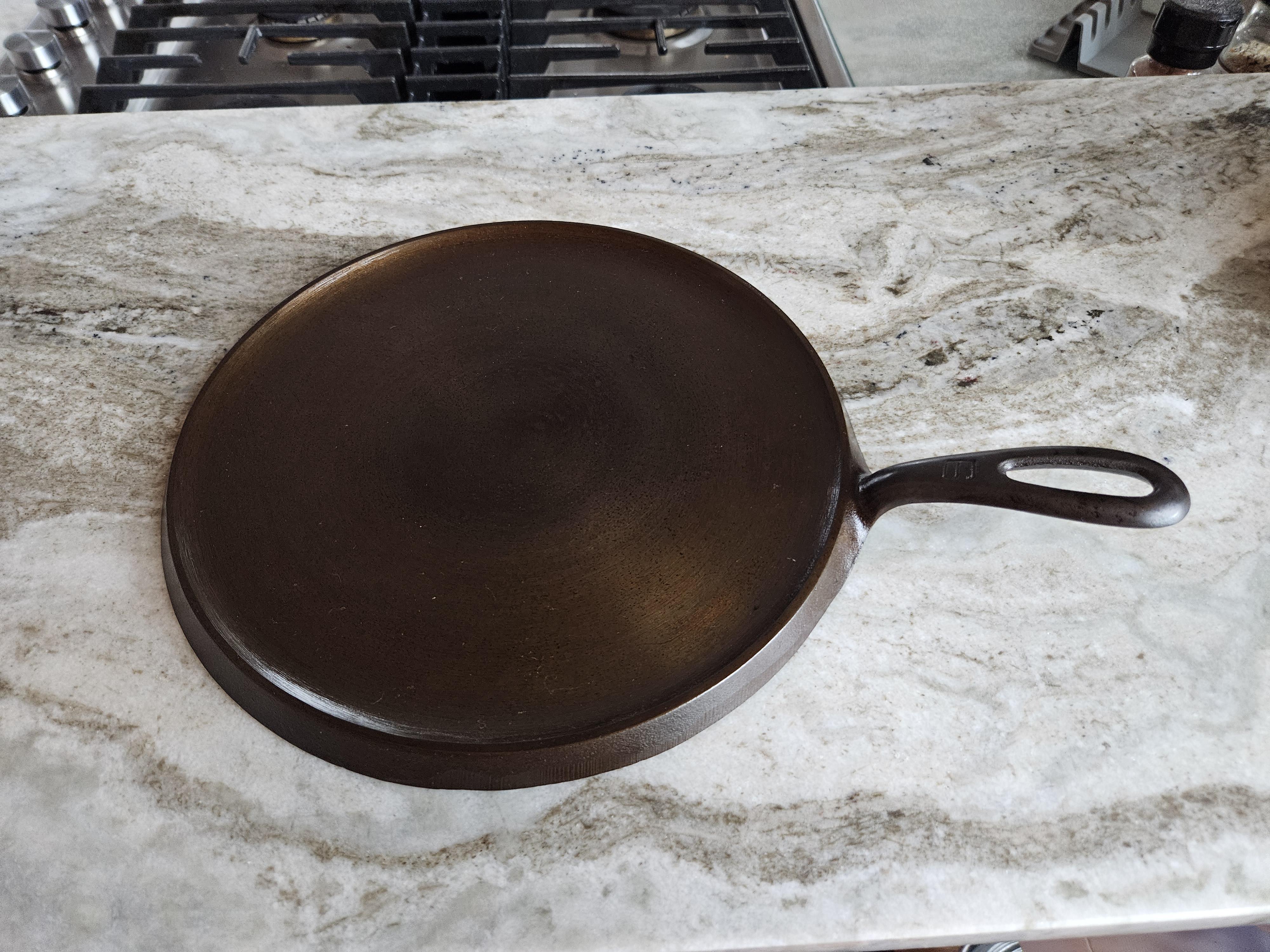 Here is a good picture of my "rusty" and "pitted" griddle. | Scrolller