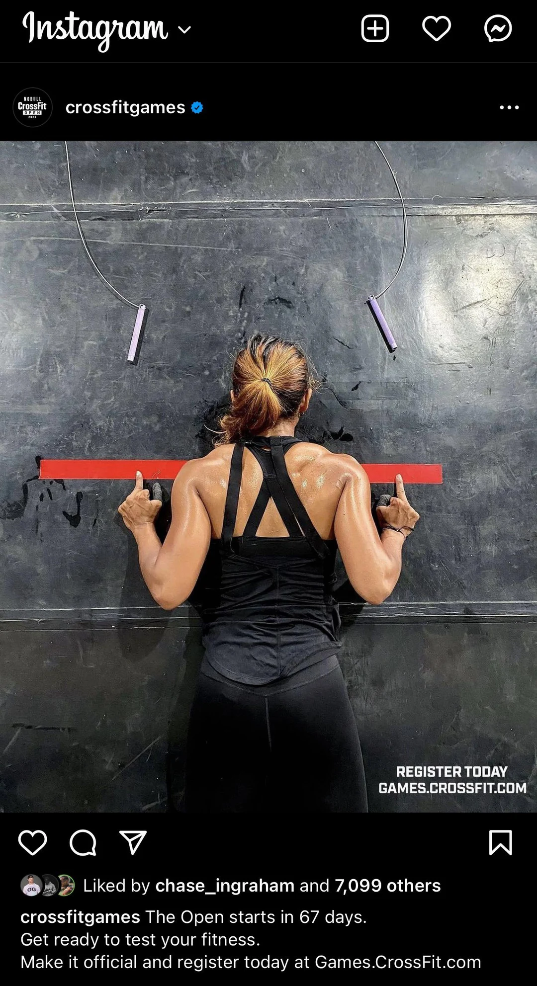 CrossFit official account flips off all followers. | Scrolller