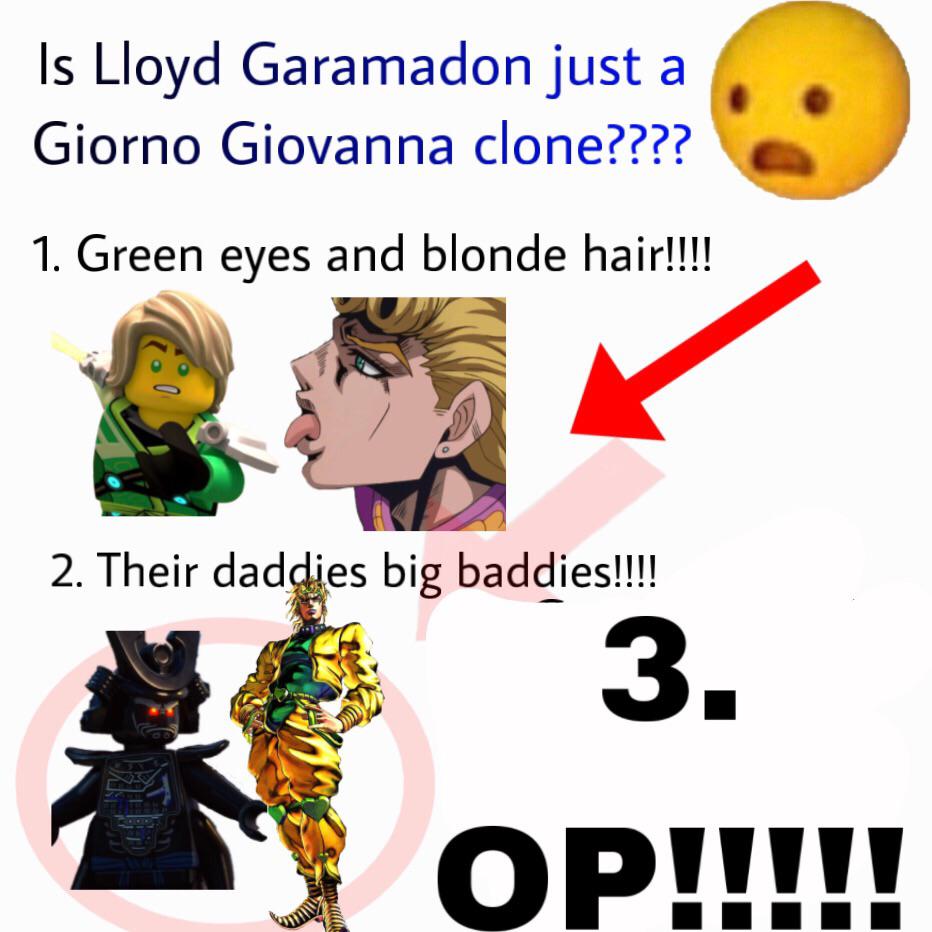 Ninjago is just a jojo part 5 reference y’all | Scrolller