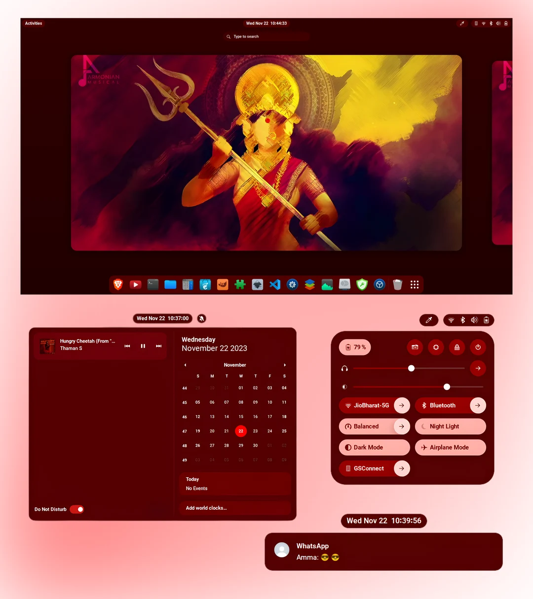 [gnome] - Kanakadurga-gnome-shell | Scrolller