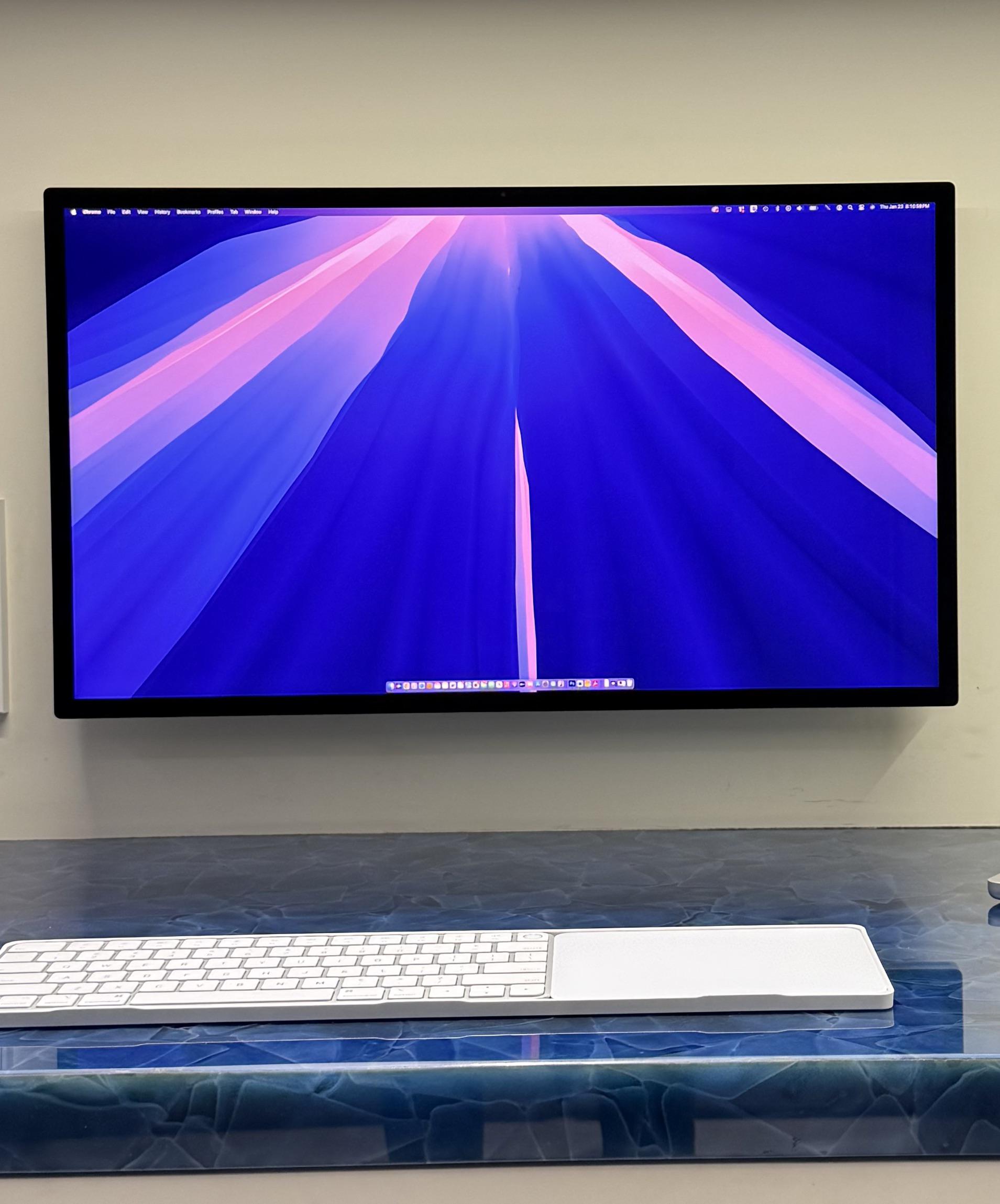 Monitor height with riser | Scrolller