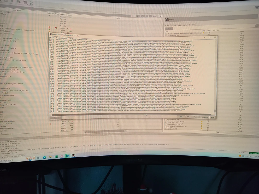 I hate modding in Skyrim just spent 3 hours redownloading DynDOLOD and trying to get everything ...