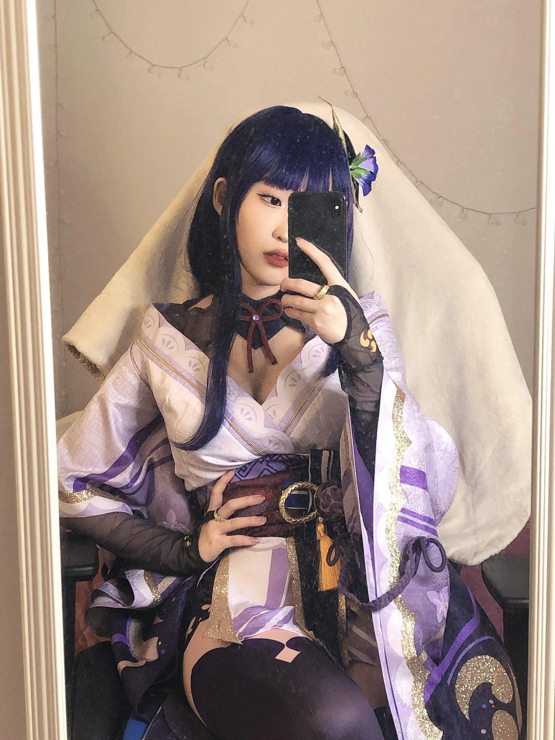 Raiden Shogun cosplay (genshin_impact) by @sarwaah on X | Scrolller