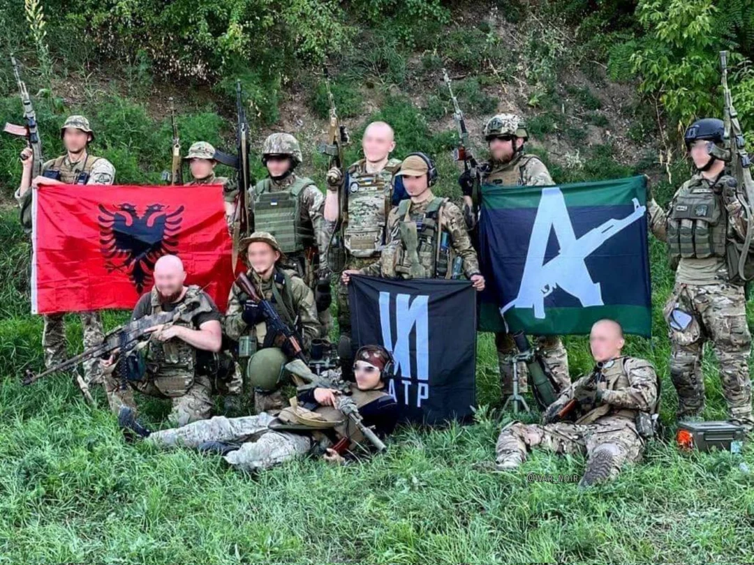 Photo of the foreign fighters from Albania (members of Ukrainian TDF). | Scrolller