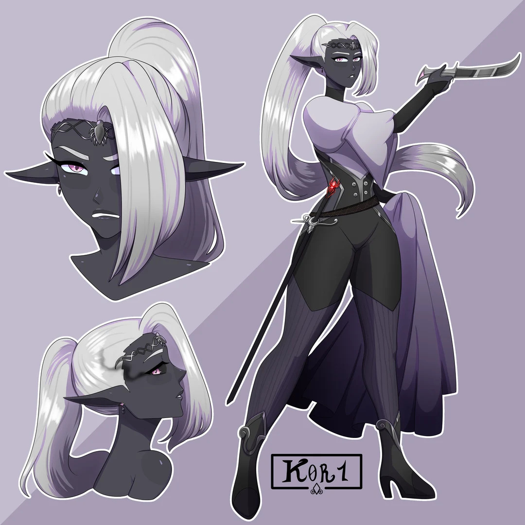 [OC]Tar'ae Shadow Sorceress Drow by me | Scrolller