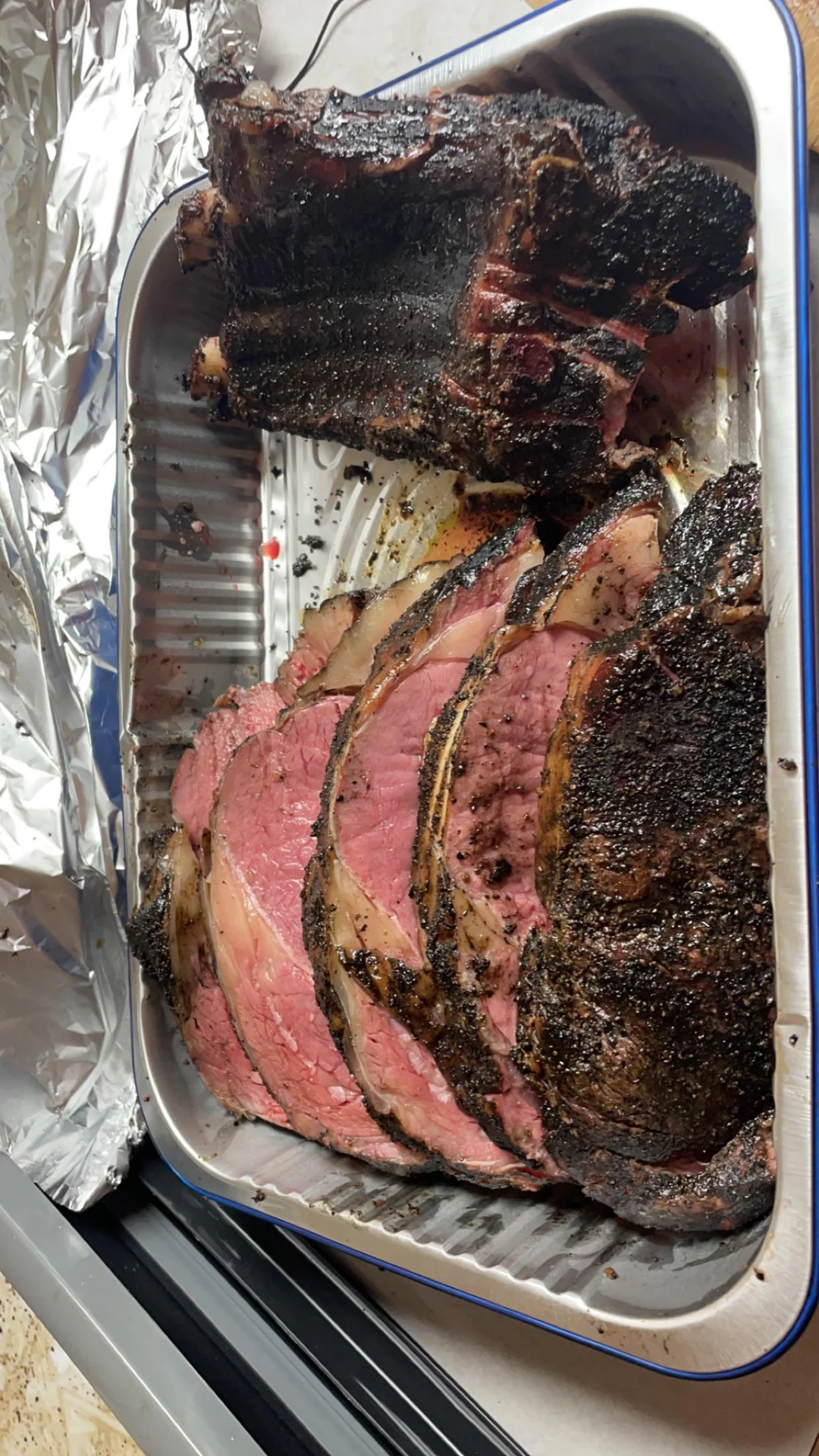 First time making prime rib. How’d I do? For the Christmas dinner | Scrolller