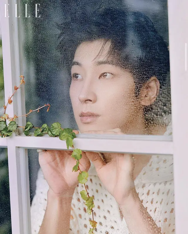 230716 Wonwoo for ELLE Korea (August 2023 issue preview image) | Scrolller