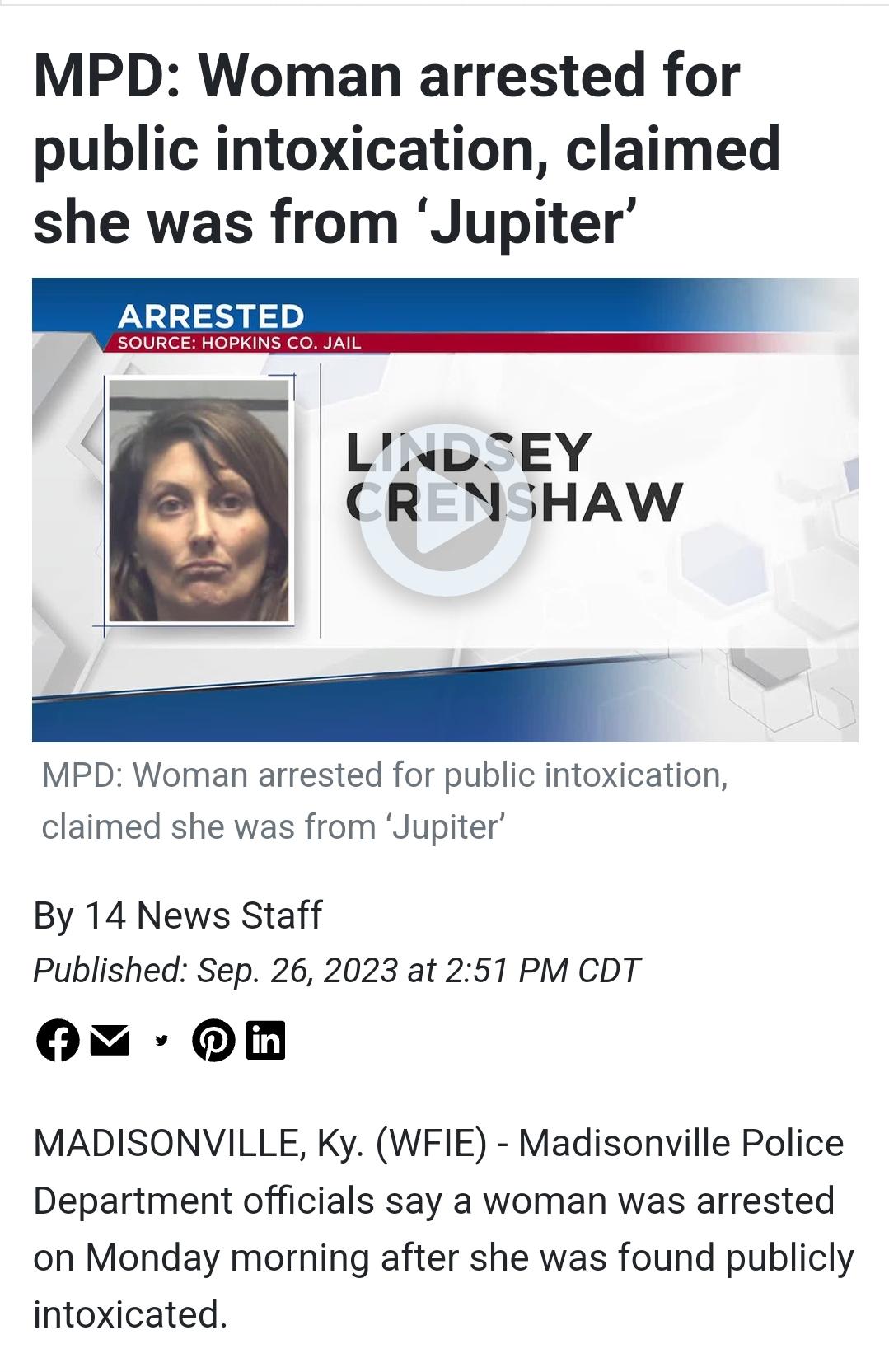 Yes, this woman is from Jupiter. | Scrolller